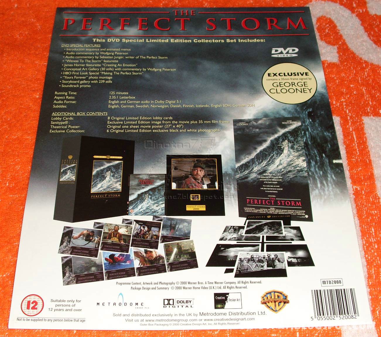 Oinotna7's dvd collection: The Perfect Storm - Limited Signed Edition ...