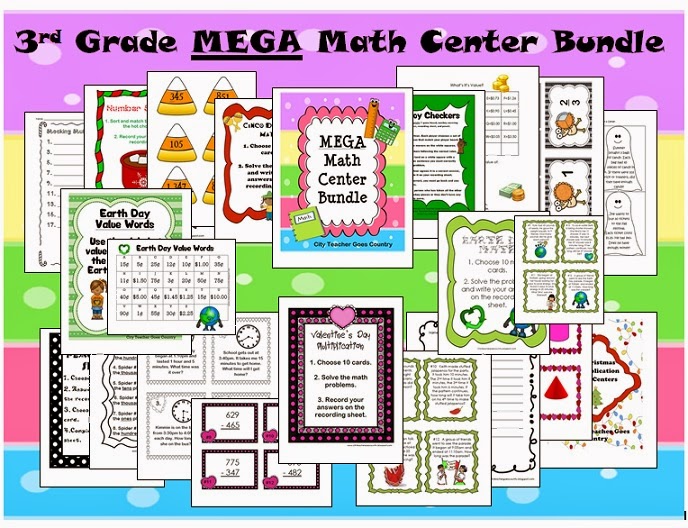 City Teacher Goes Country: Get FREE Math Centers for the LIFE of my store!!