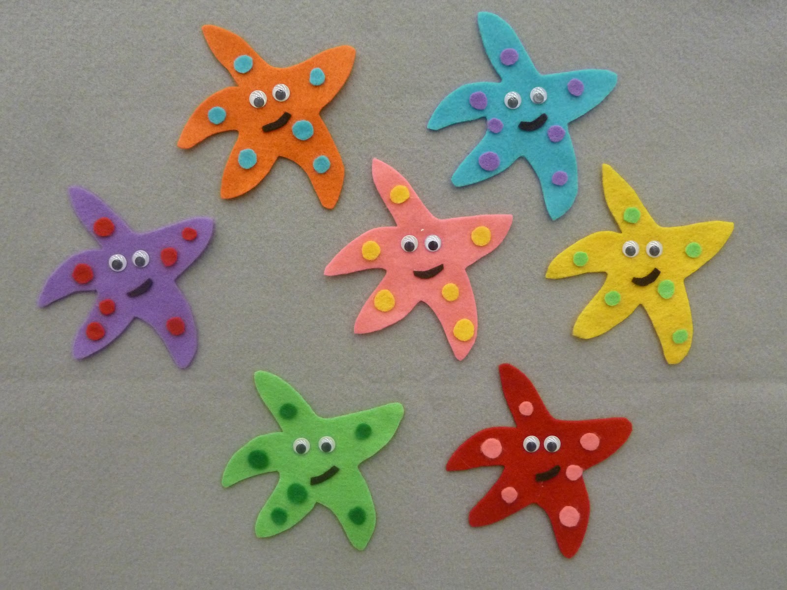 The Wielded Pen - Children's Corner: Five Little Starfish - A Flannel ...