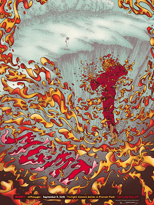 INSIDE THE ROCK POSTER FRAME BLOG: James Flames MGMT Salt Lake City ...