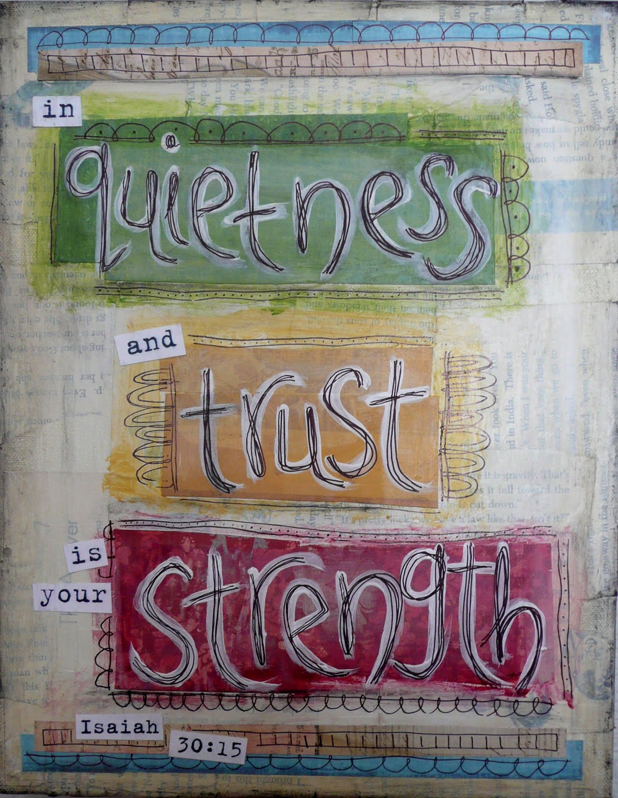 Art by Erin Leigh: Sunday Scripture