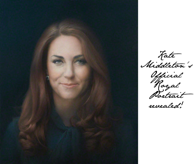 Kate Middleton's Official Royal Portrait Revealed - Emily Jane Johnston