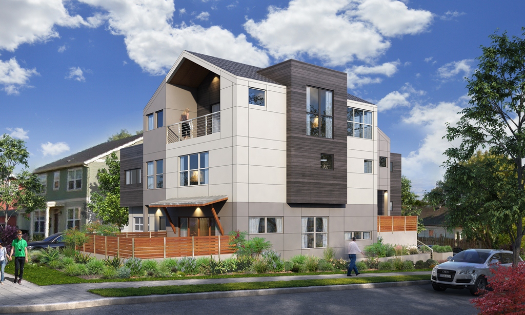SVETLIK architecture: PORTLAND: urban infill townhome project