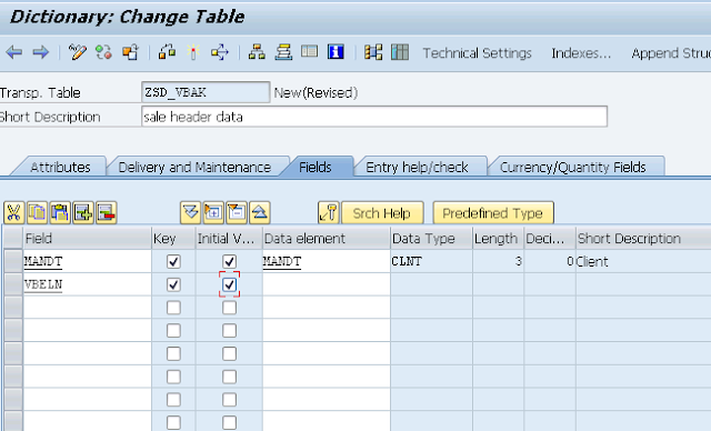 SAP TECH: Creating Transparent Master Table