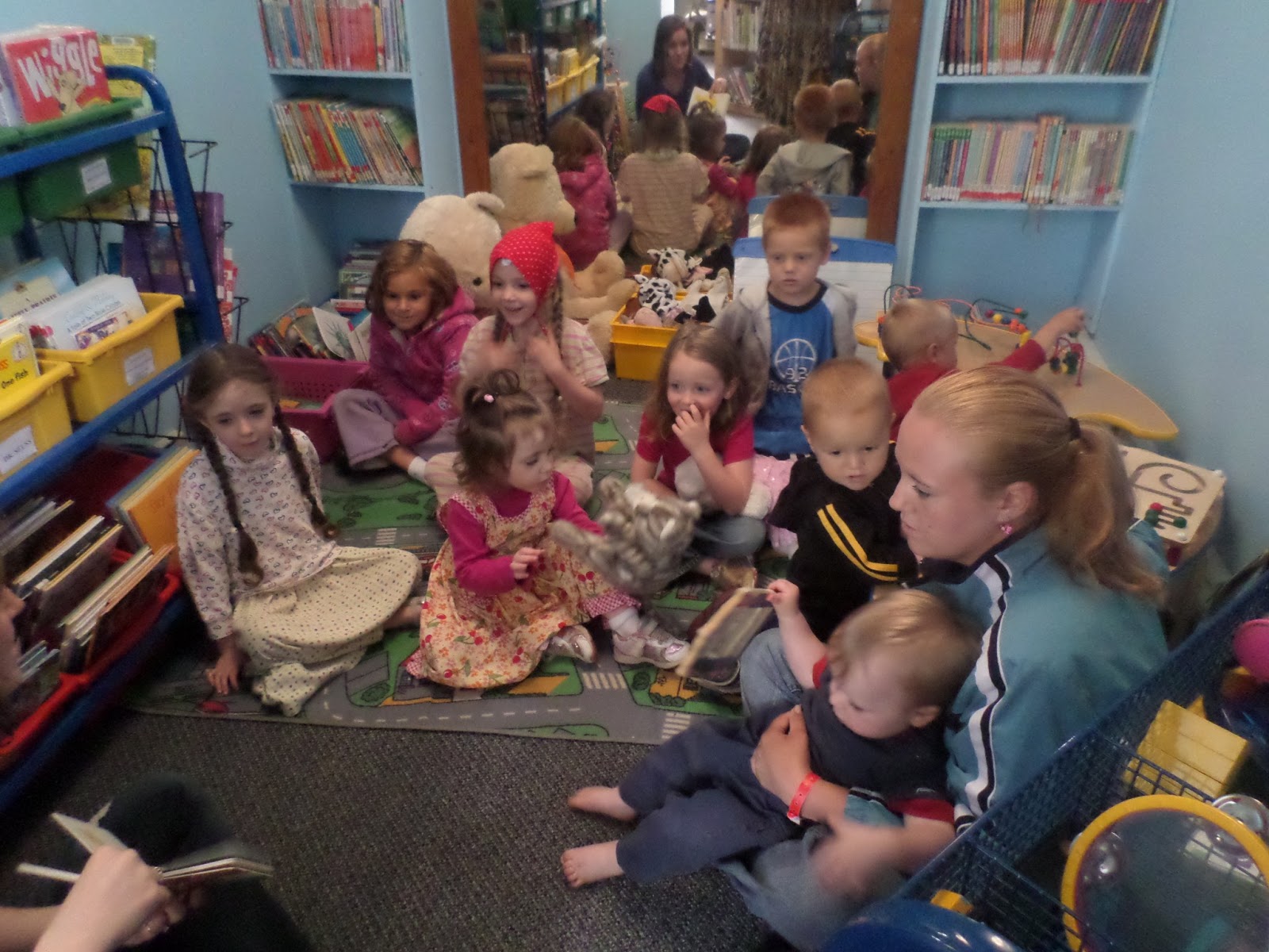 Tots and Me... Growing Up Together: L is for Library Fun