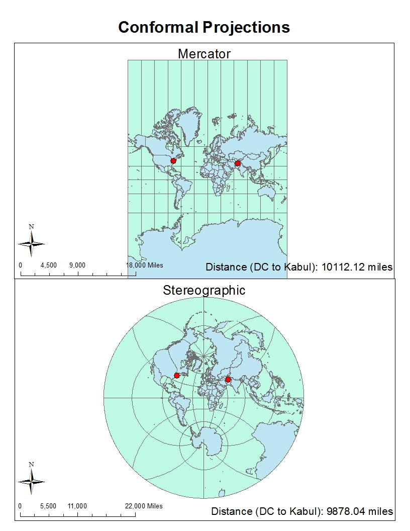 Geog 7: Lab 5 - Map Projections