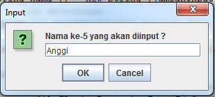 Contoh Array 1 Dimensi ~ Materi Java Pemula