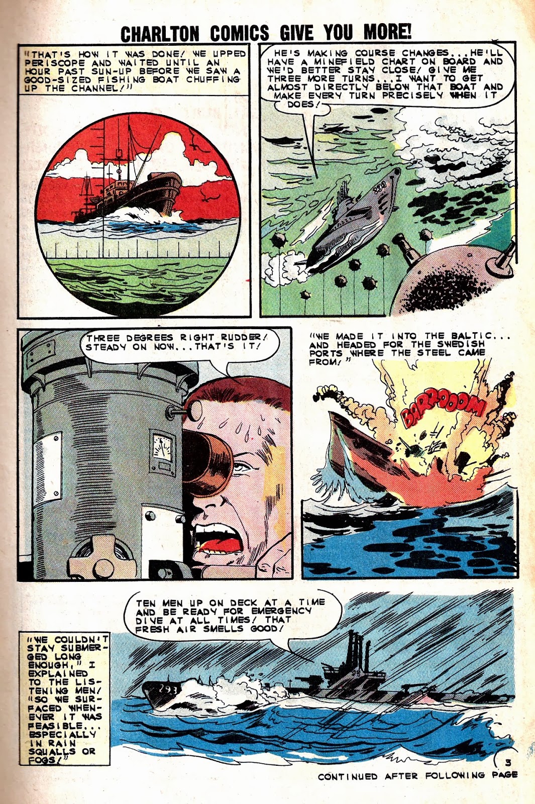 THE CHARLTON COMICS READING LIBRARY: SUBMARINE ATTACK #39 May 1963