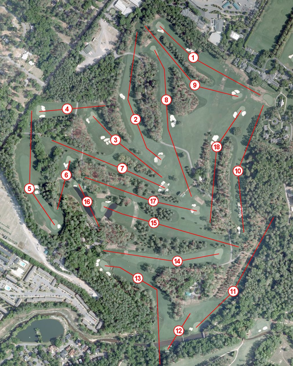 Augusta National Course Map Printable
