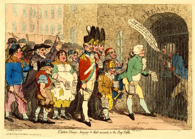 British Tars, 1740-1790: Election Troops, Bringing in their Accounts ...