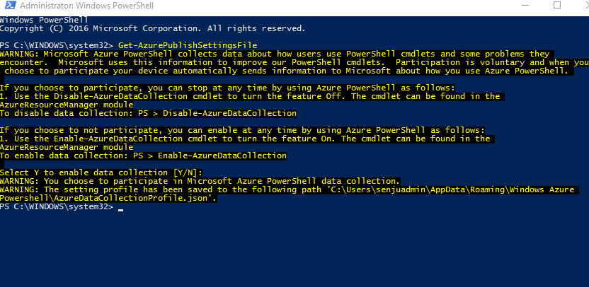 Senju Thomas: Connect to Azure Subscription using Powershell