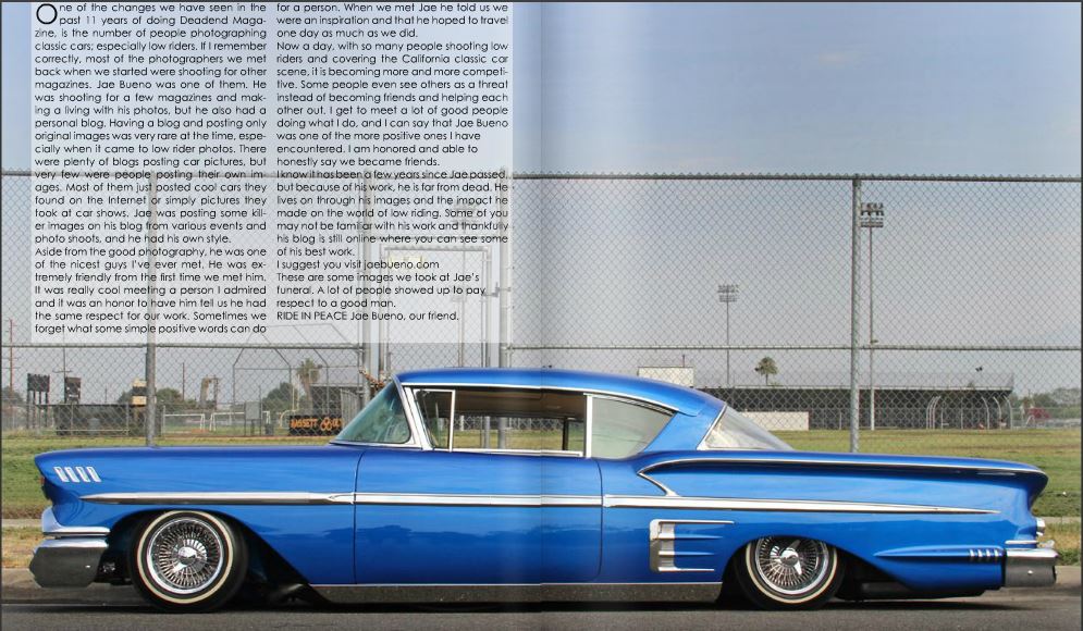 Just A Car Guy: Deadend Magazine, online edition, featuring a tribute ...