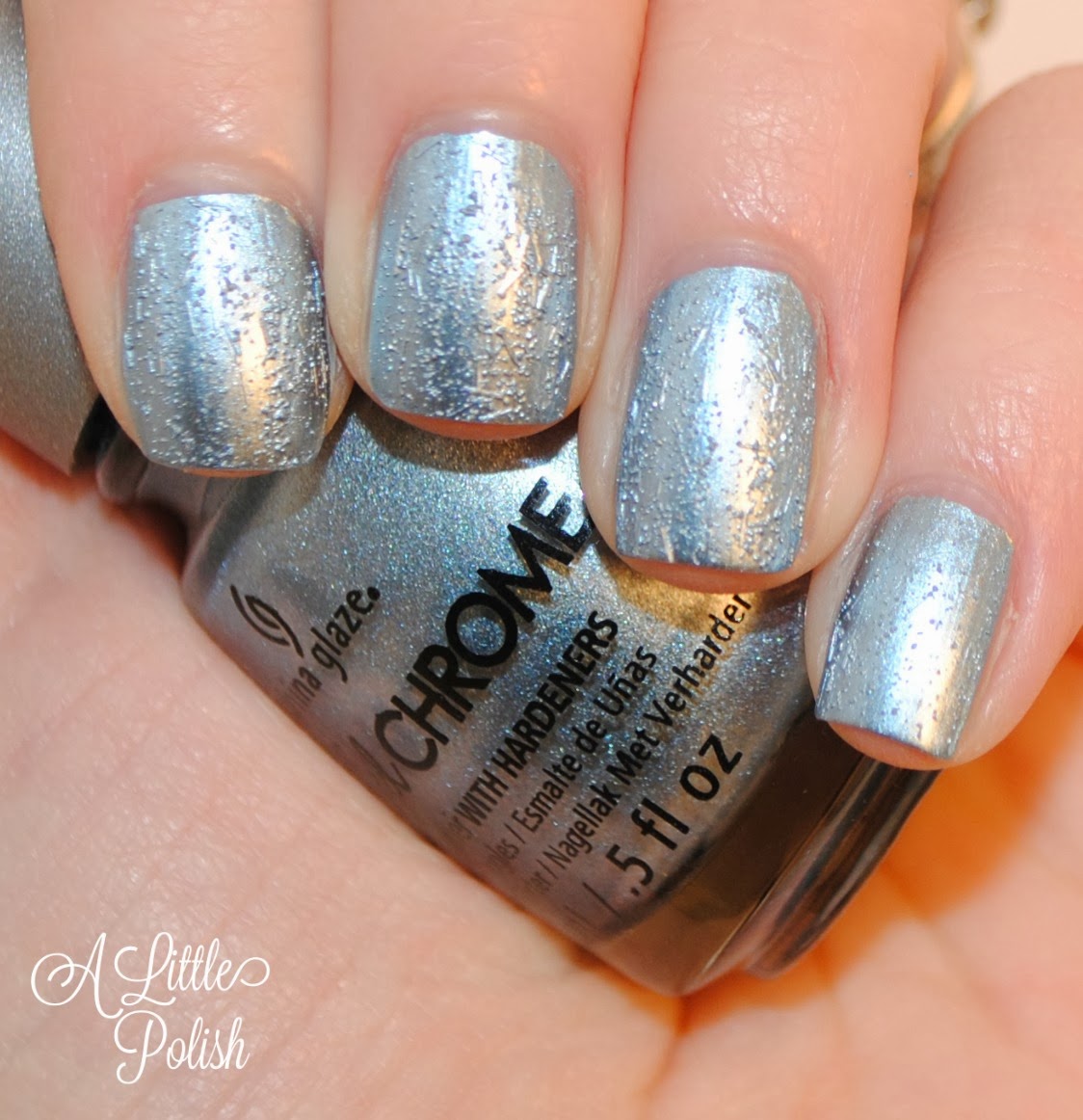 A Little Polish: China Glaze - Crinkled Chrome - Swatches & Review