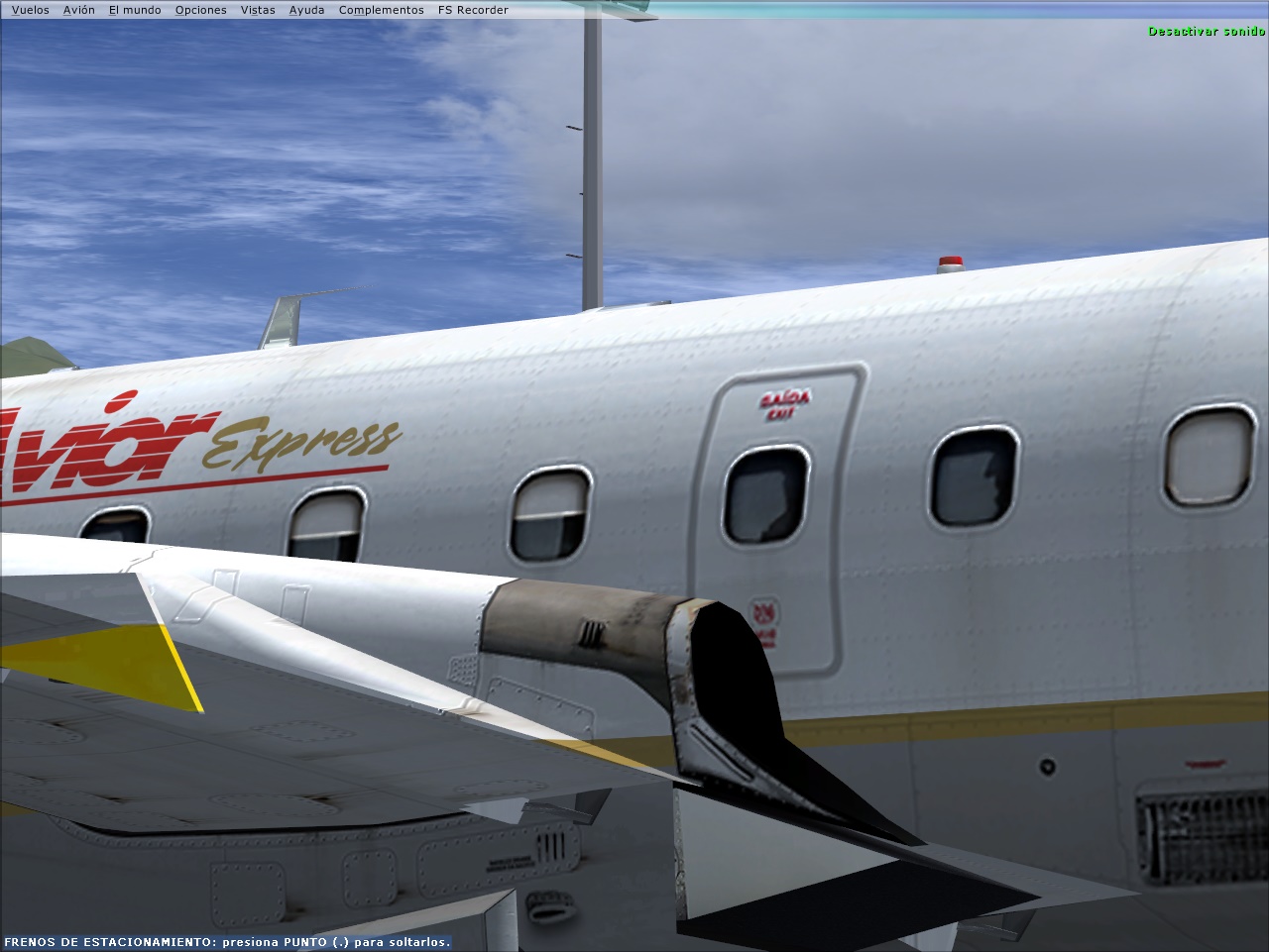 [FSX/FS9] ERS/Eric Cantu Embraer 120 Avior Express YV-662C Remake