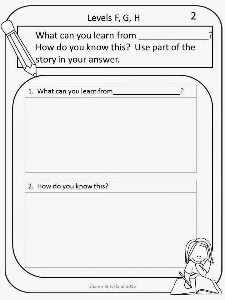 Super Second Grade Smarties: TRC Question Stem Printables and A Freebie ...