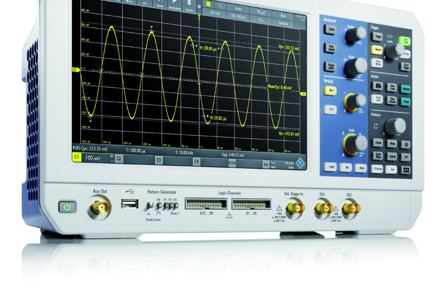 F5IRO Freddy: L'oscilloscope grand angle de R&S