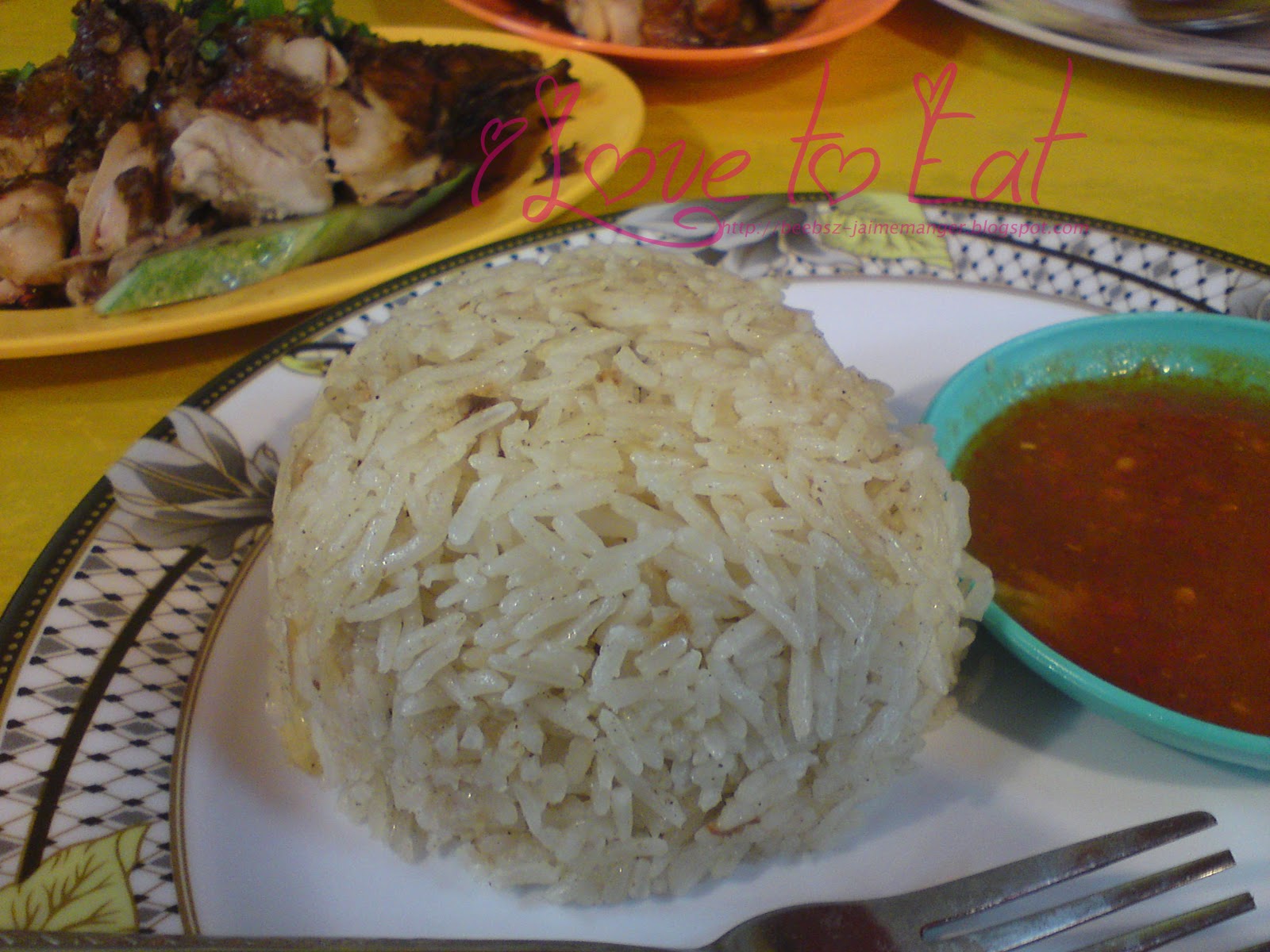 I love to Eat: Food In Negeri Sembilan : Nasi Ayam Gemas Mustafah