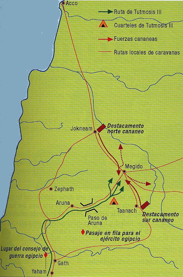 Imperio-Nuevo: TUTMOSIS III: La batalla de Megido