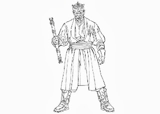 Star Wars Darth Maul coloring pages | Free Coloring Pages and Coloring ...