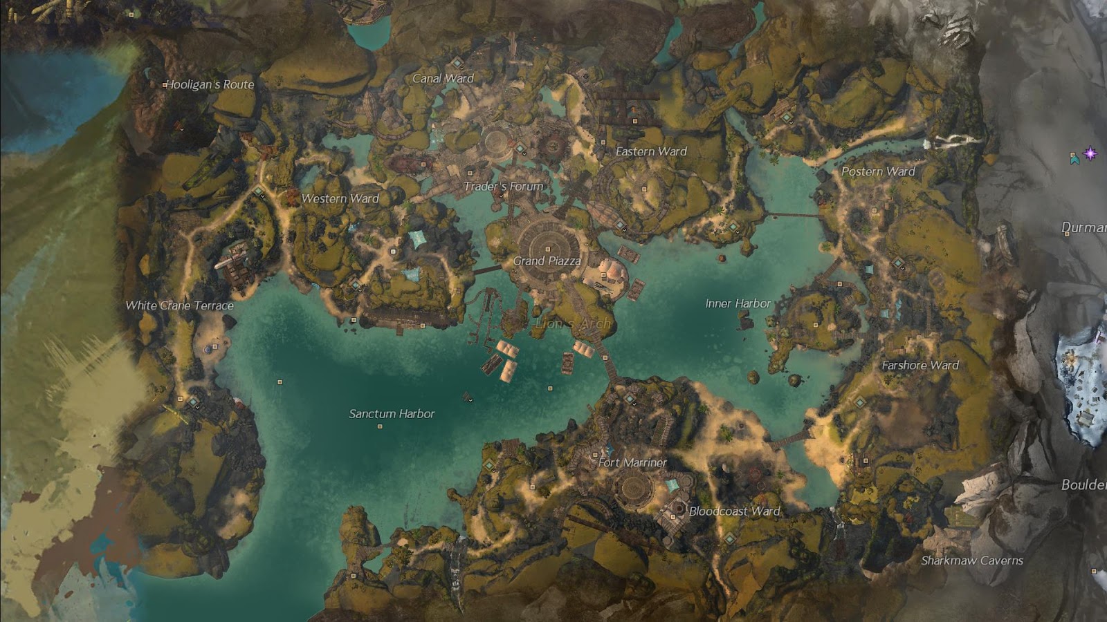 Project Tyria: Lions Arch Map (updated)