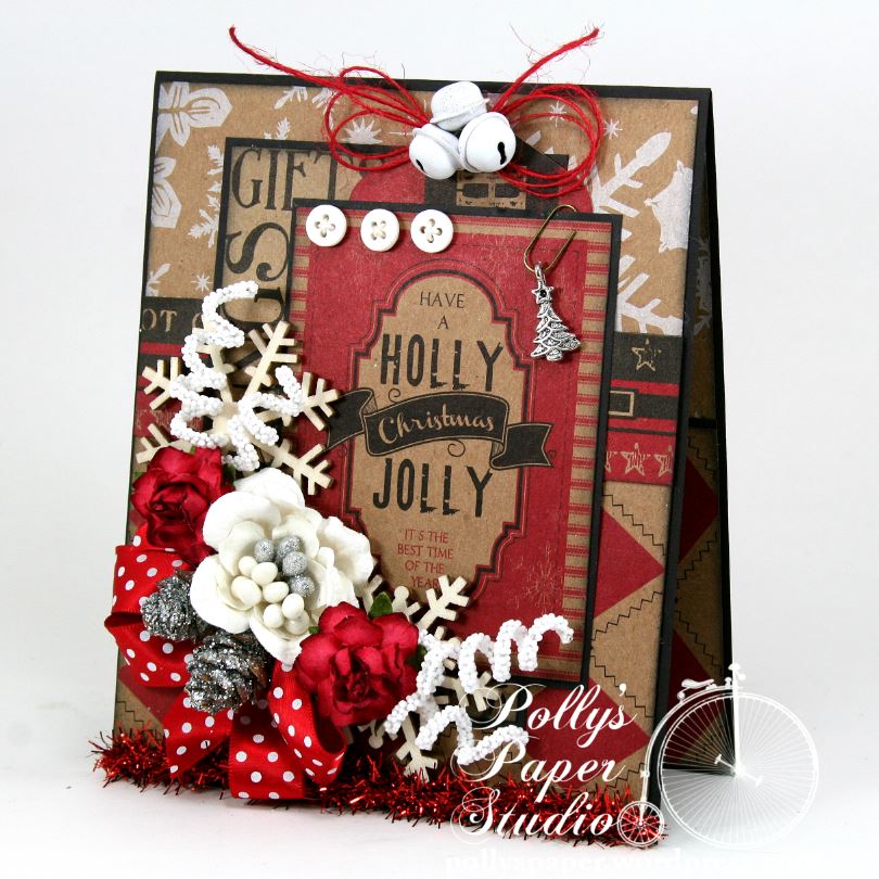 Really Reasonable Ribbon Blog: Have a Holly Jolly Holiday Greeting Card