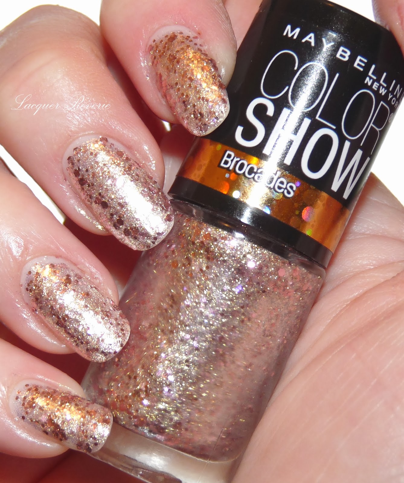 Lacquer Reverie: Maybelline Color Show Brocades: Gilded Rose