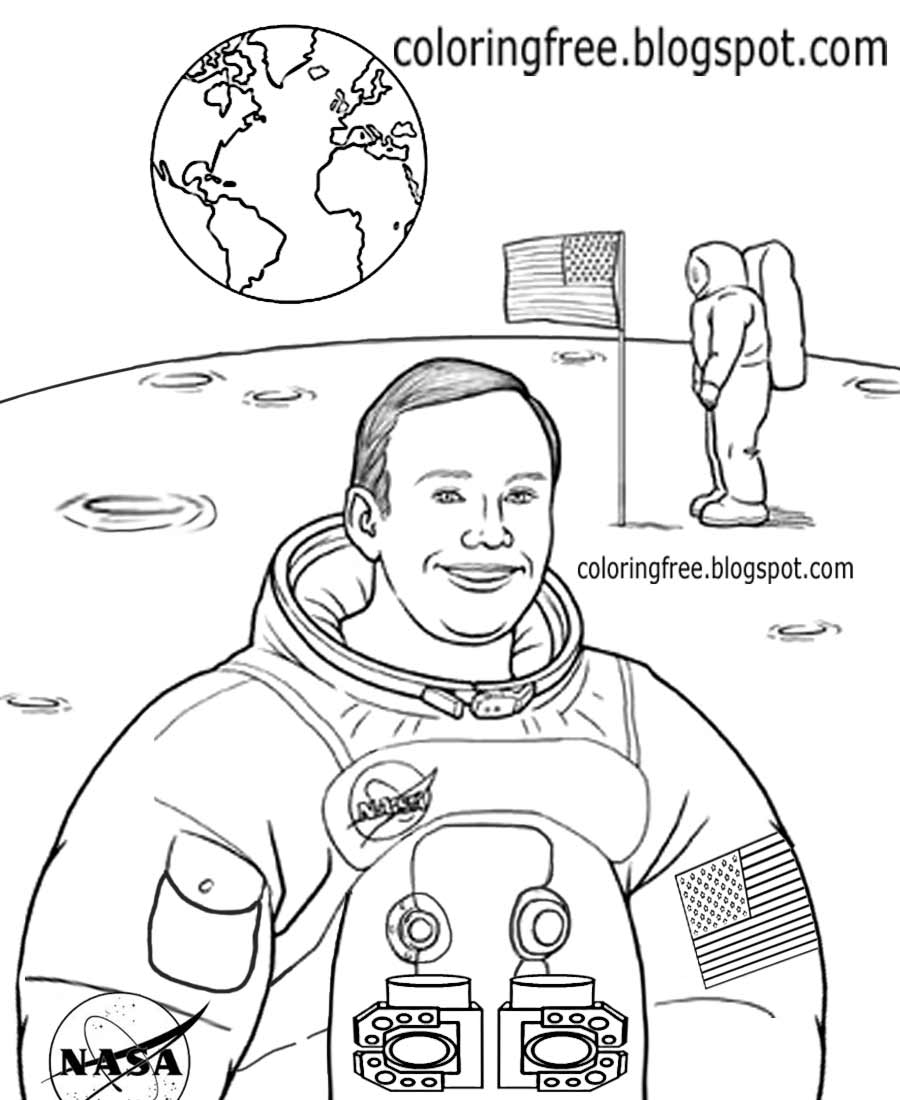 Nasa Space Coloring Pages Coloring Pages