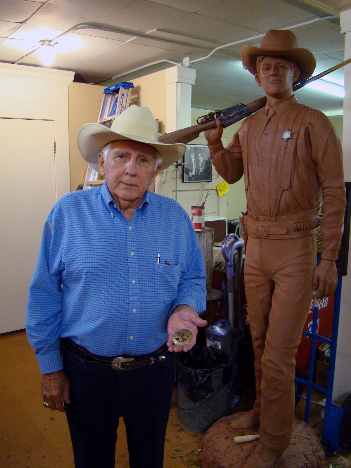 the NAVASOTA CURRENT: A Texas Ranger badge makes a visit to Navasota.