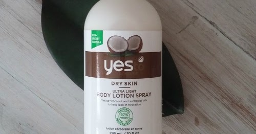 Un viento del este: Yes to Coconut Body Lotion Spray: hidratante corporal