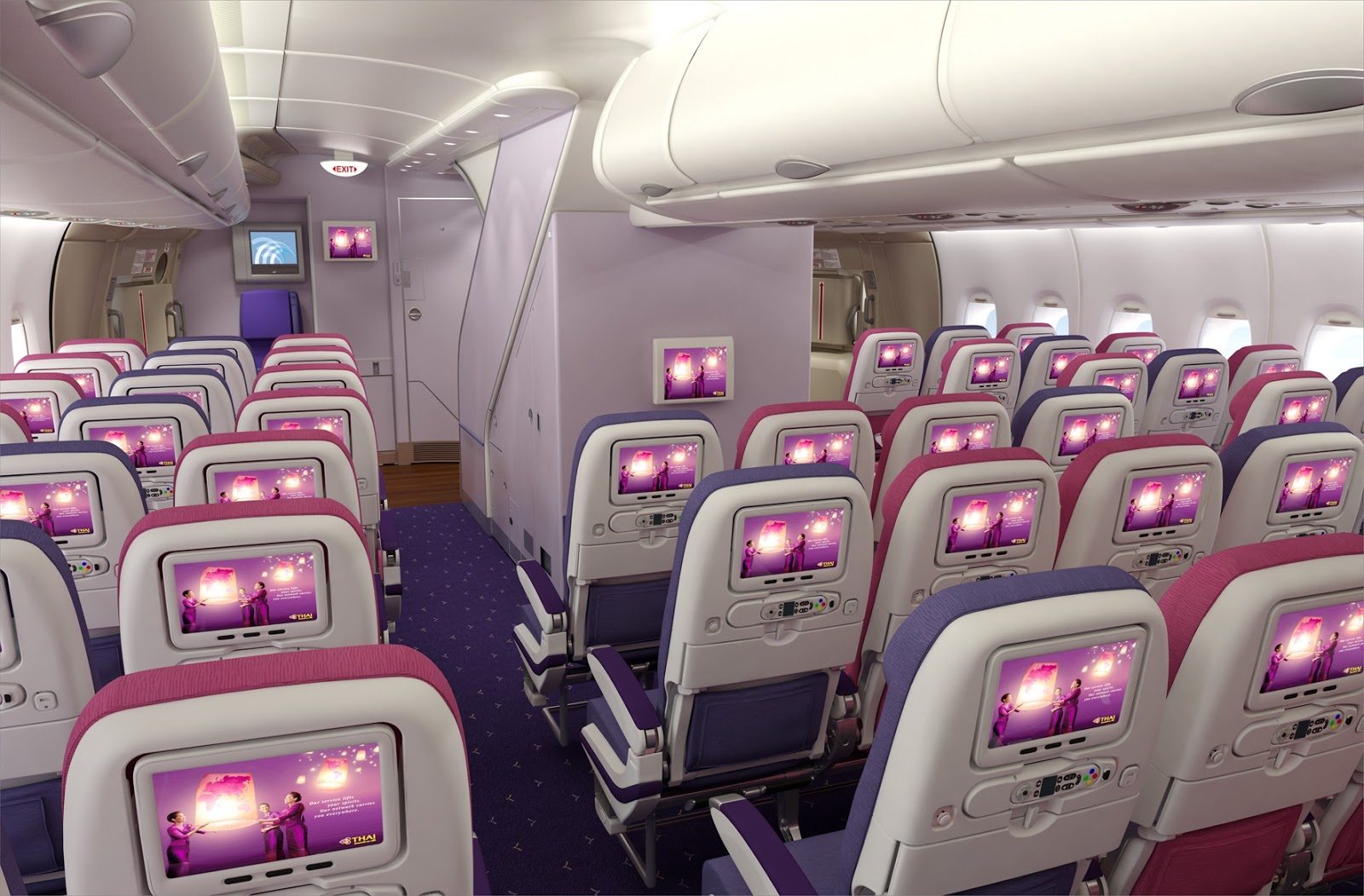 Thai Airways A380 Interior