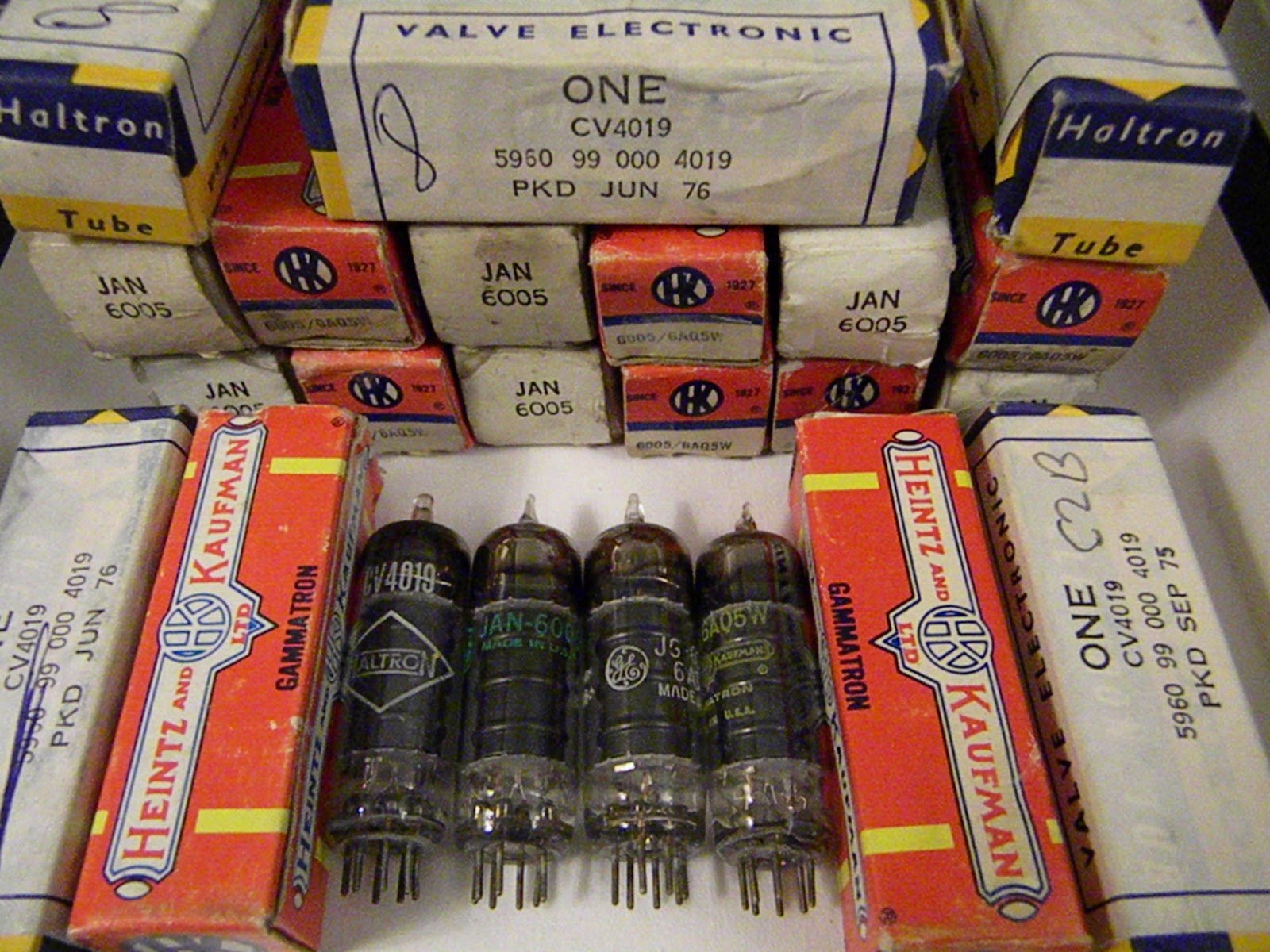 NOS Tube Store: General Electric 6AQ5W/6005