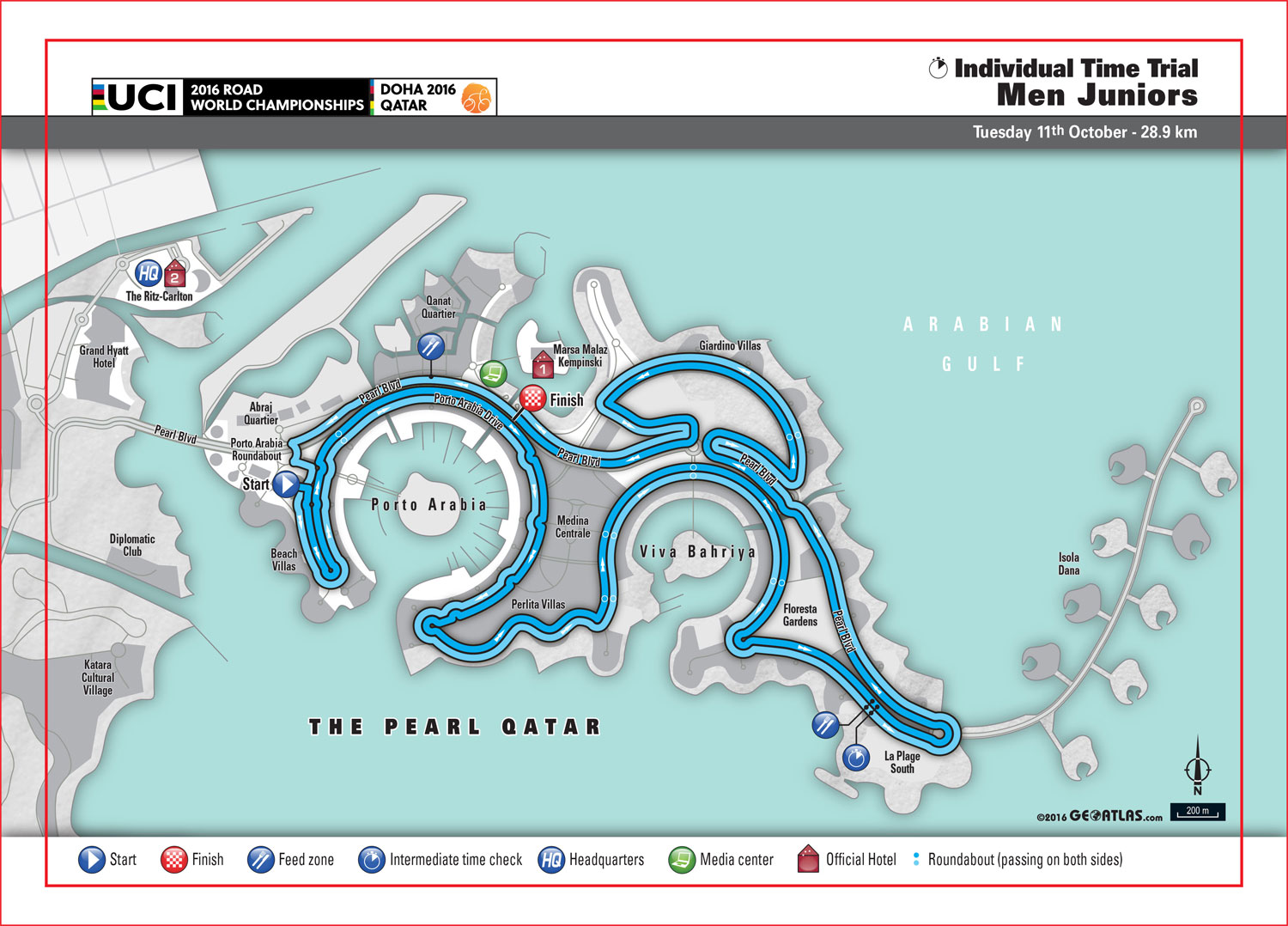 World Championships Doha 2016: Junior Time Trial Preview - Under 19 Zone