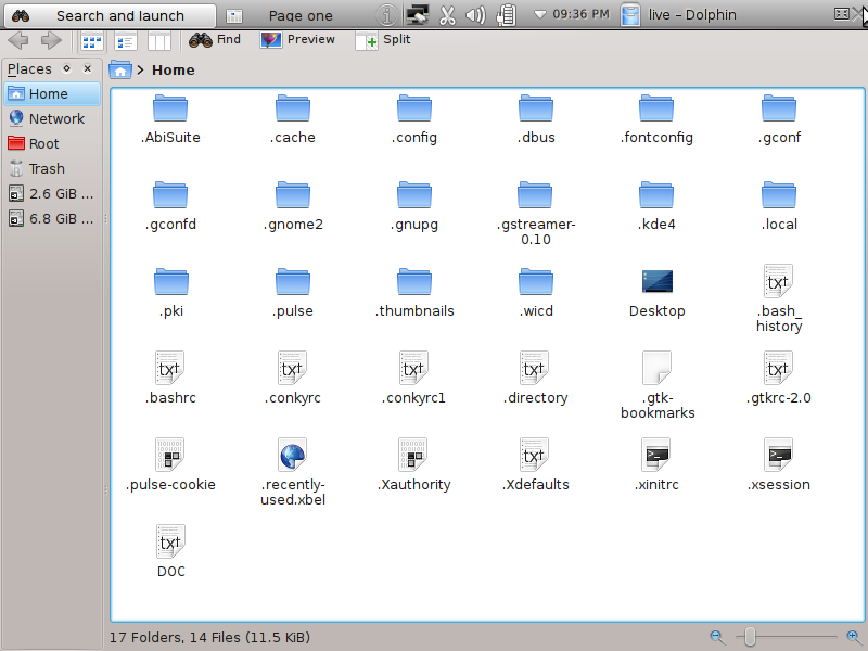 Das U-Blog by Prashanth: Revisited: KDE 4.6