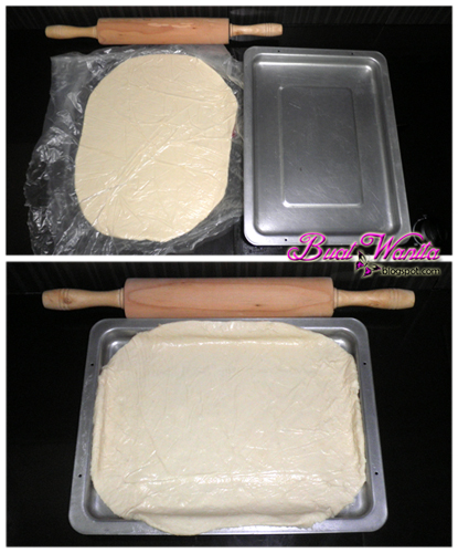 Resepi Roti Pizza Sos Putih Dengan Sosej Crab - Buat Wanita