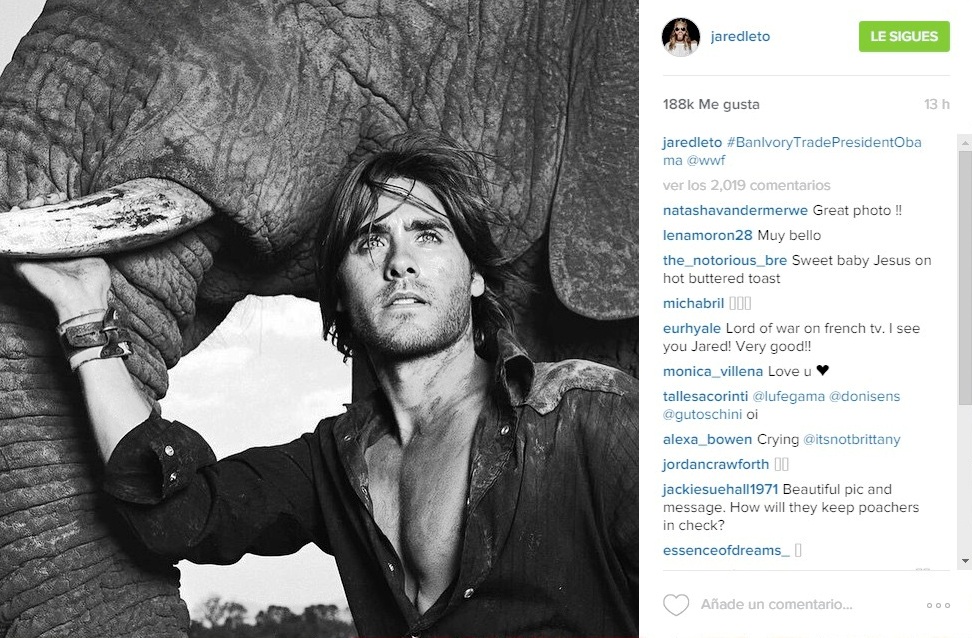 Jared Leto Latin American Fans: Instagram Jared Leto 140615