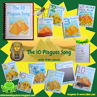 Moses & The 10 Plagues Song Flipchart and More | Bible Fun For Kids