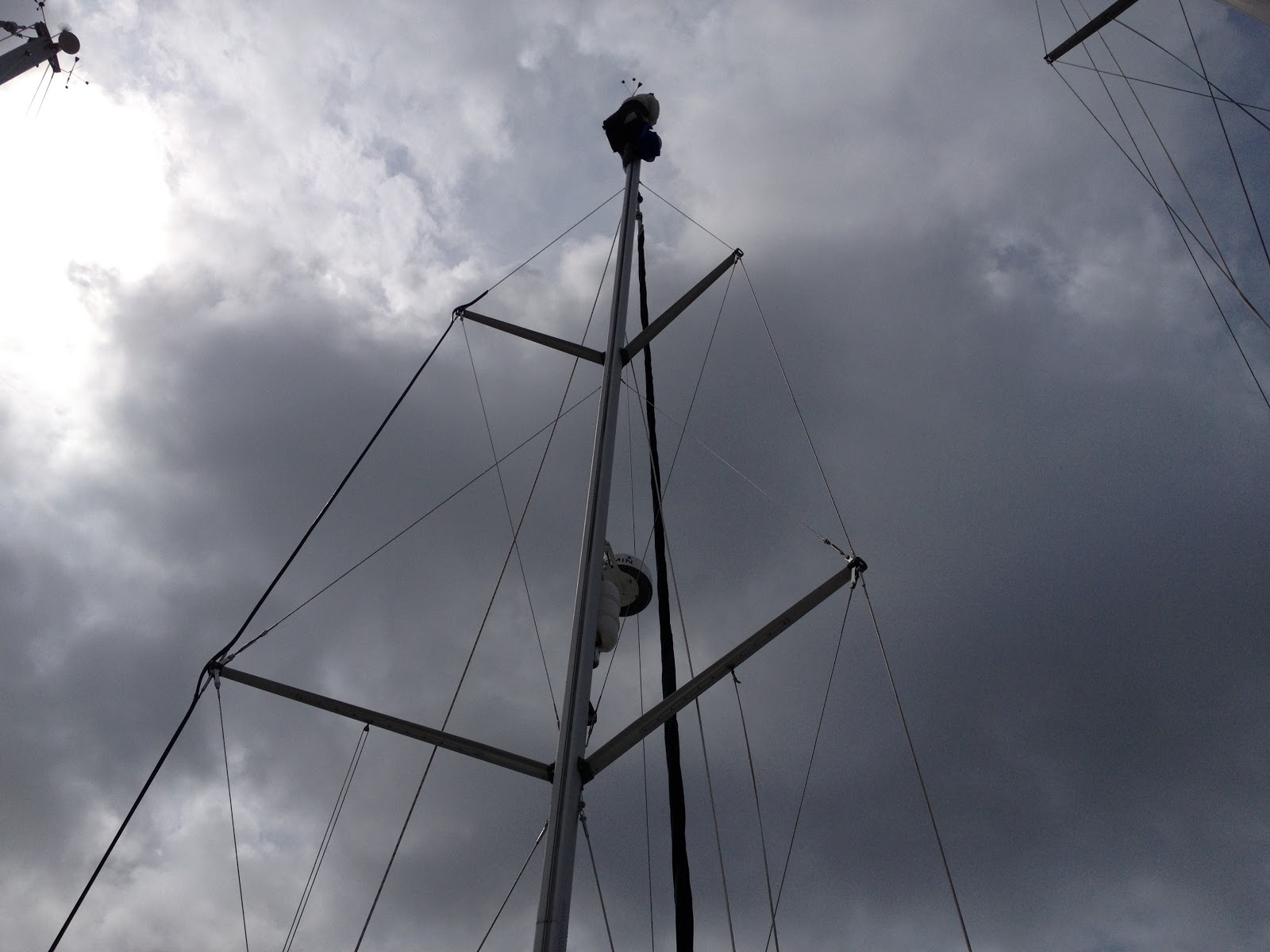 s/v C-Time: Up the Mast