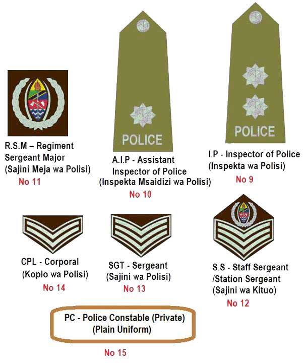Vitambue vyeo vya askari wa Jeshi la Polisi Tanzania | Muungwana BLOG
