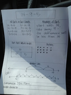 3 Teacher Chicks: Amazing Math Facts Idea I learned!