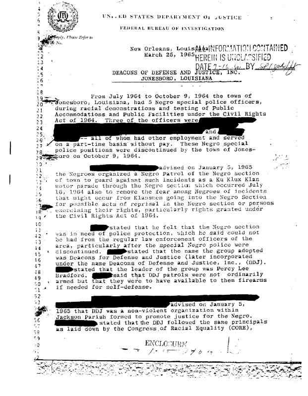 Deacons for Defense: Need for Justice