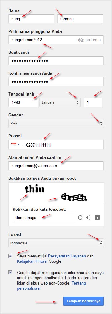 Cara Membuat Email ~ Belajar