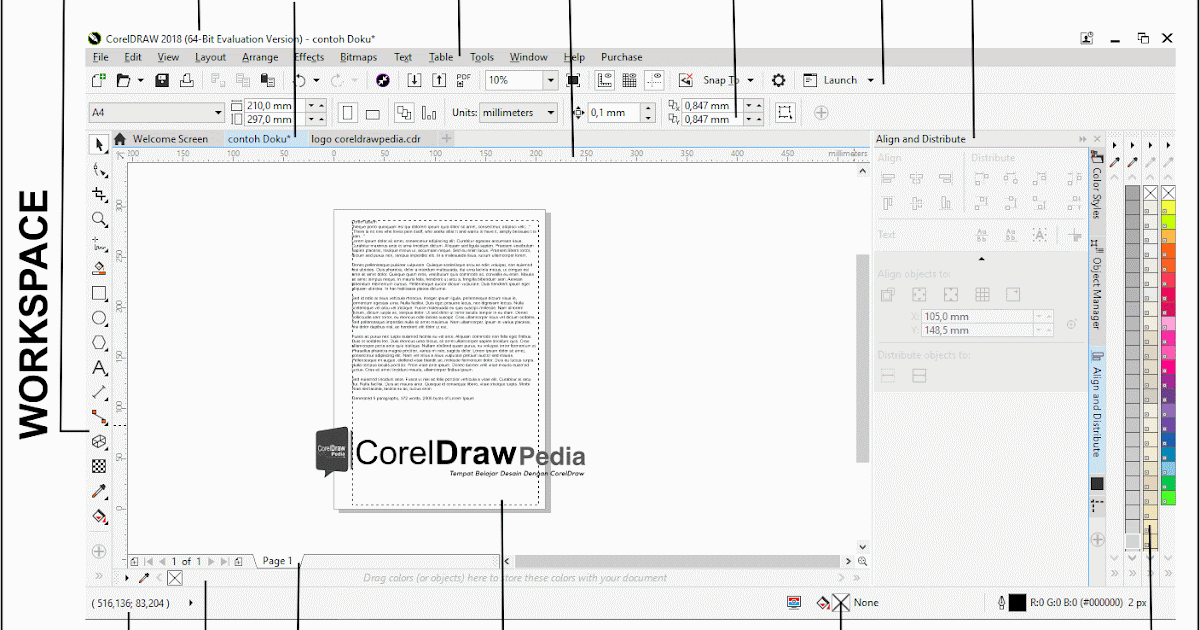 Cara Belajar Corel Draw X7