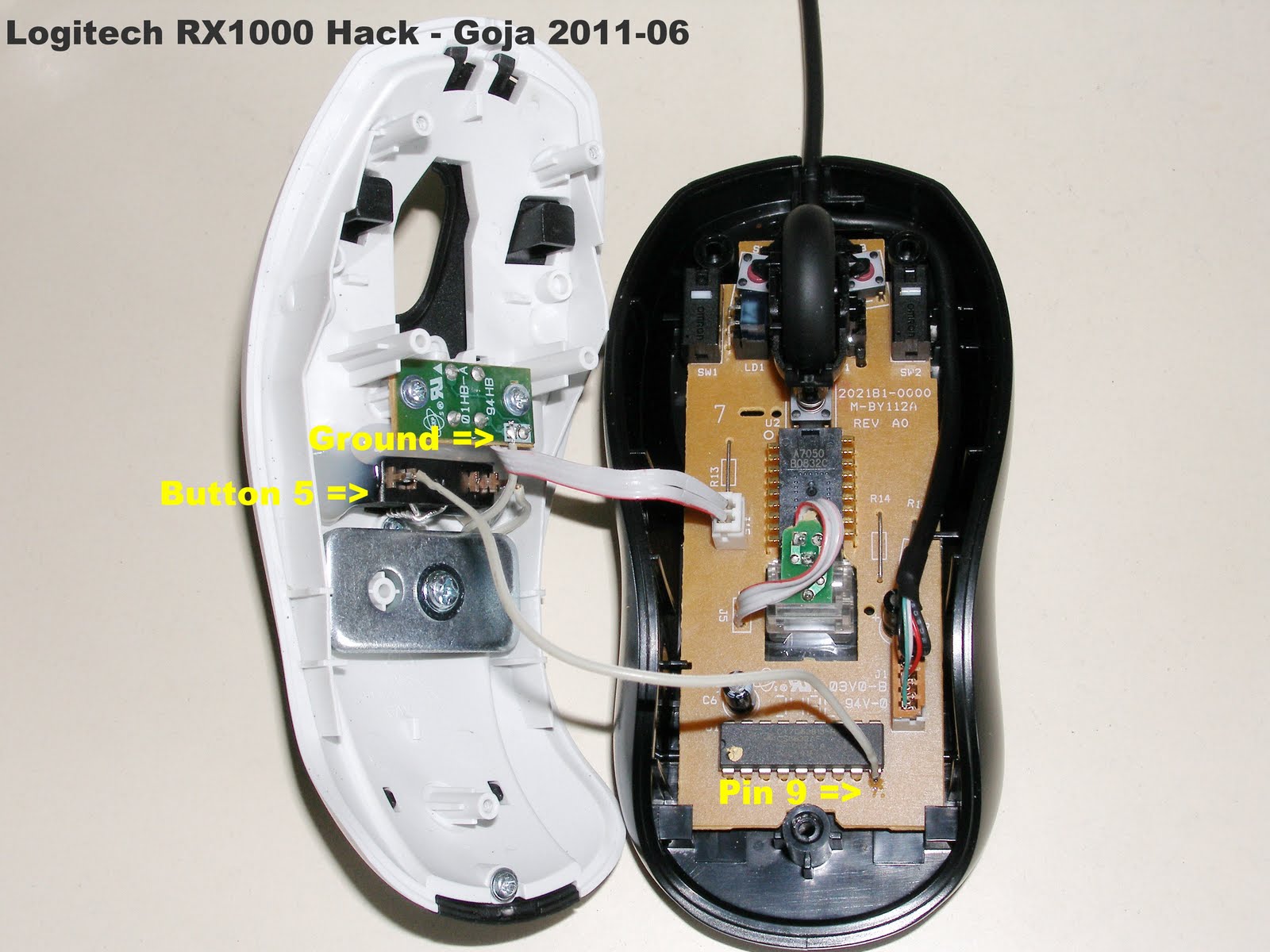 Gojas Blog: Logitech RX1000 Button 5