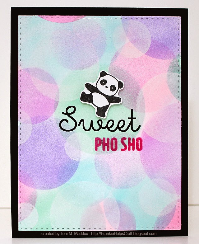 Frankie Helps Craft: Sweet Pho Sho