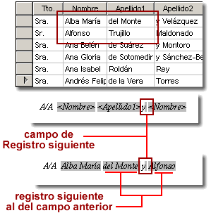 base de datos: Datos campos y registros