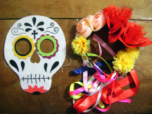 Cómo hacer una máscara de calavera de día de muertos ~ lodijoella