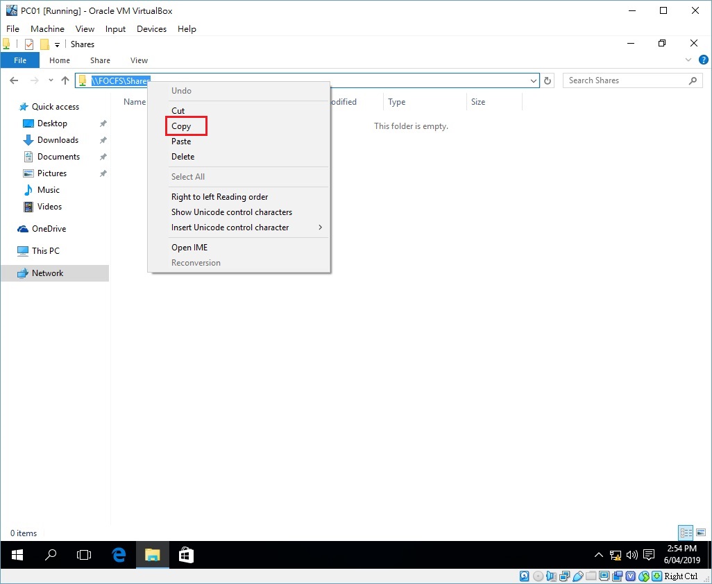 JamesPCSchool: Failover Cluster Chapter 7 - Check folder from PC01