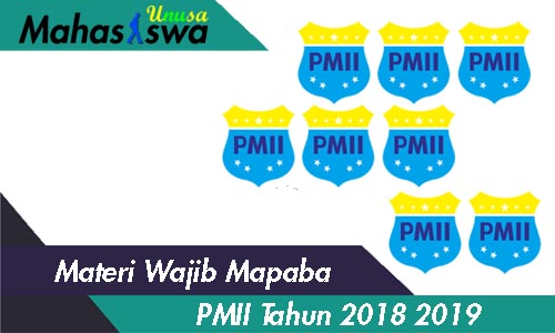 Modul Materi Wajib Mapaba PMII 2018 2019 - Mahasiswa Unusa