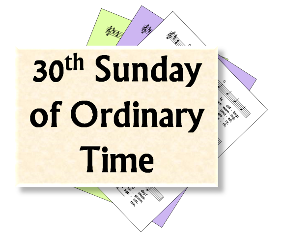LiturgyTools.net: Hymns, 30th Sunday of Ordinary Time, Year B (25 ...