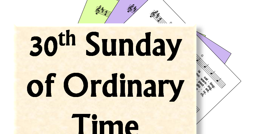 LiturgyTools.net: Hymn suggestions for the 30th Sunday in Ordinary Time ...